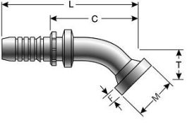 Gates 16GS-16FL45M - G20307-1616 Coupling