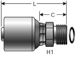 Gates 4G-4MFFOR - G25225-0404 Coupling