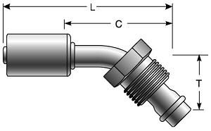 Gates 10ACA-10MTON45-S - G45584-1010S Coupling