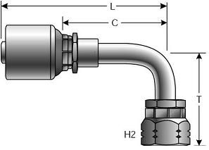 Gates 10G-10FKX90 - G25913-1010 Coupling